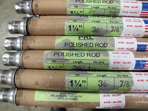 PRL Manufacturing Products | Polished Rods, Polished Rod Liners, Heads