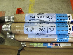 PRL Manufacturing Products | Polished Rods, Polished Rod Liners, Heads